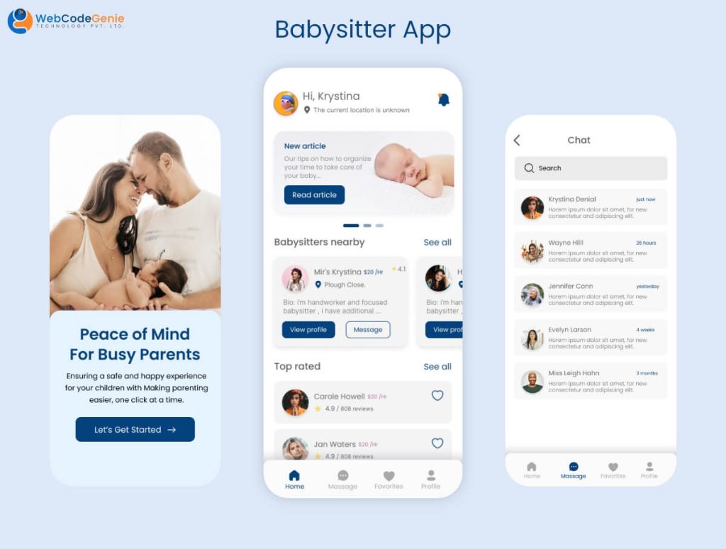Babysitting App Development: Features & Costs Explored